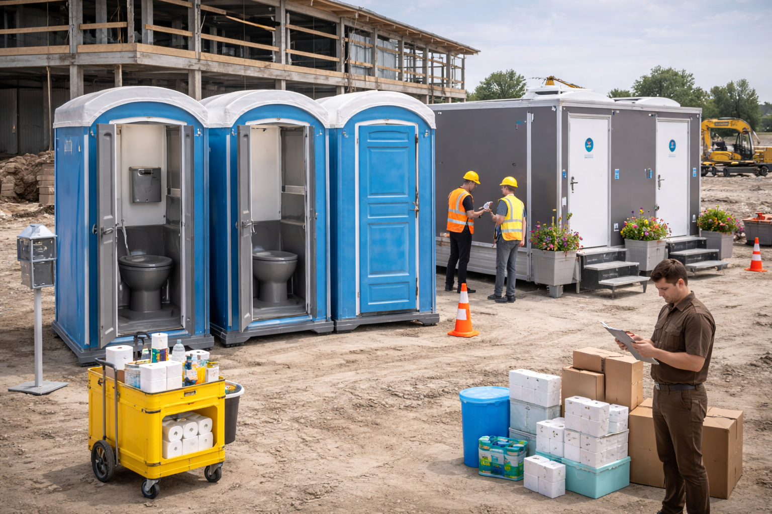 Portable Restrooms for Long-Term Projects: What Contractors Should Plan ...